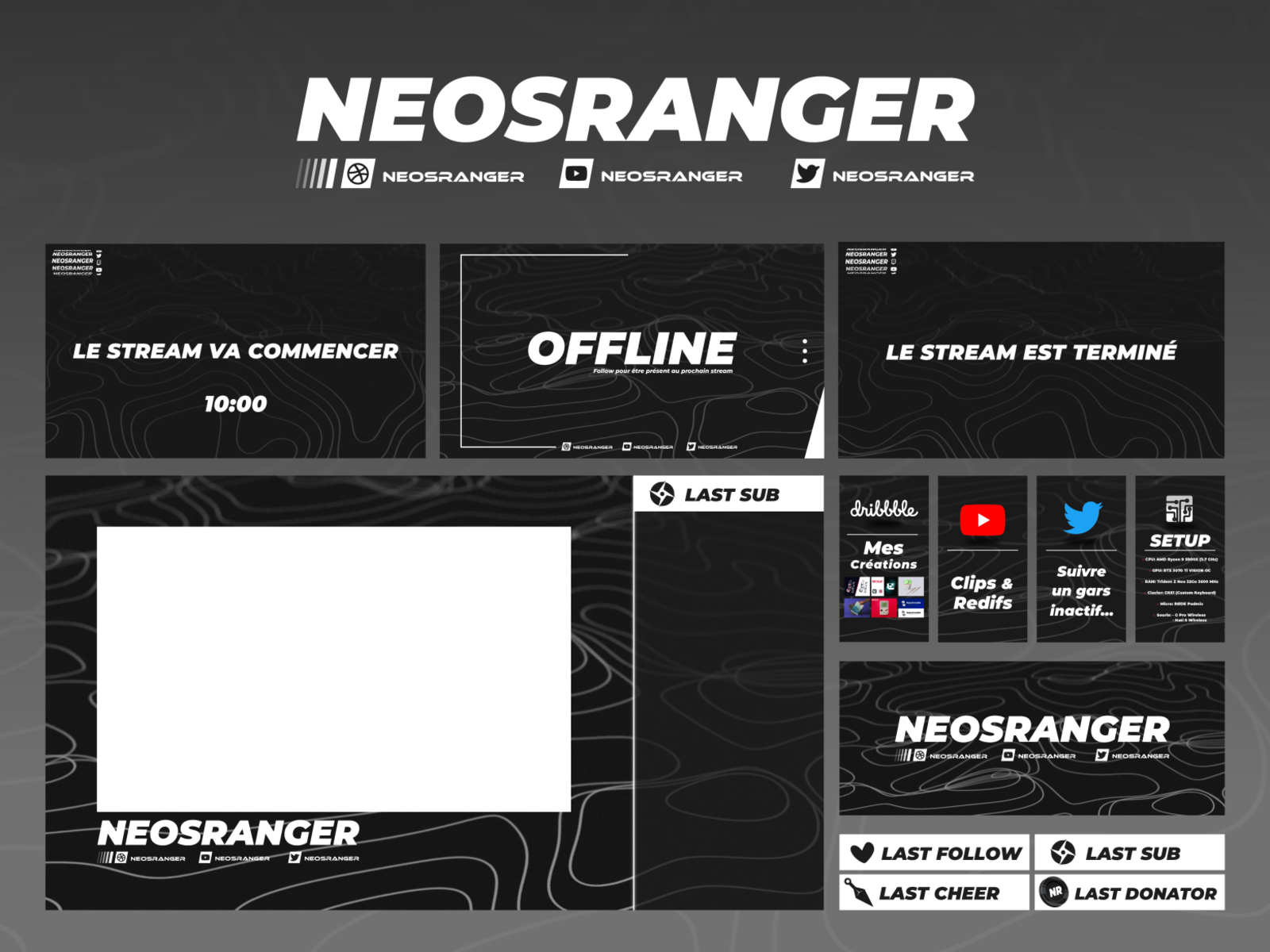 Stream MAP Overlay by NowieGraphics on Dribbble