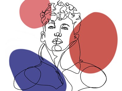 Colorful one line art by Anastasiia Brylliantova on Dribbble