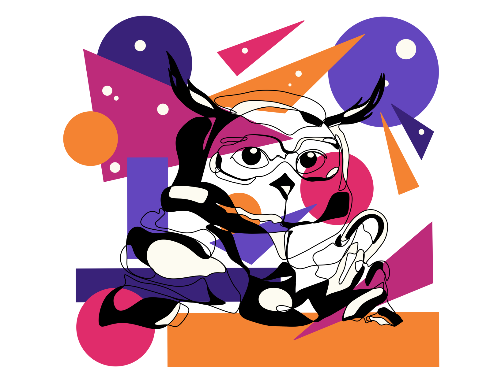 Space owl by Anastasiia Brylliantova on Dribbble