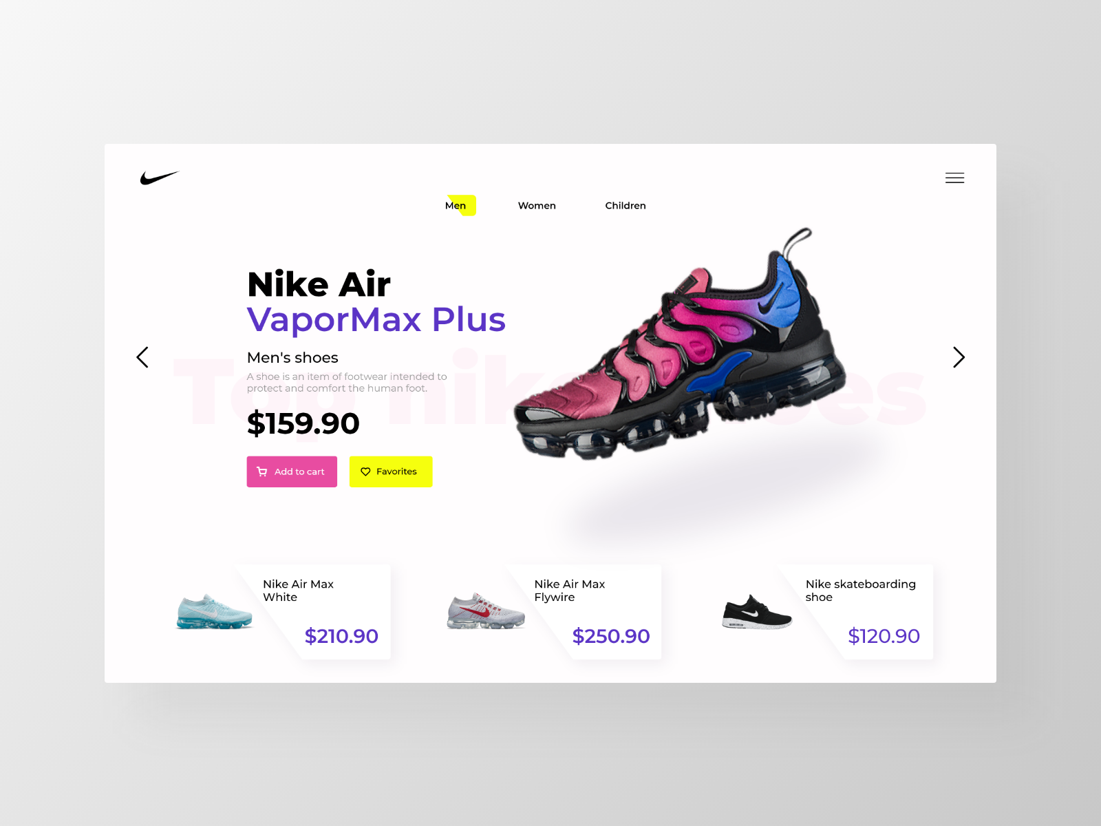 Nike Shoe Store Design by Aleksandar Milic on Dribbble