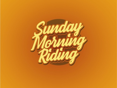 Sunday Morning Riding by Muchlis Abdun Nasir on Dribbble