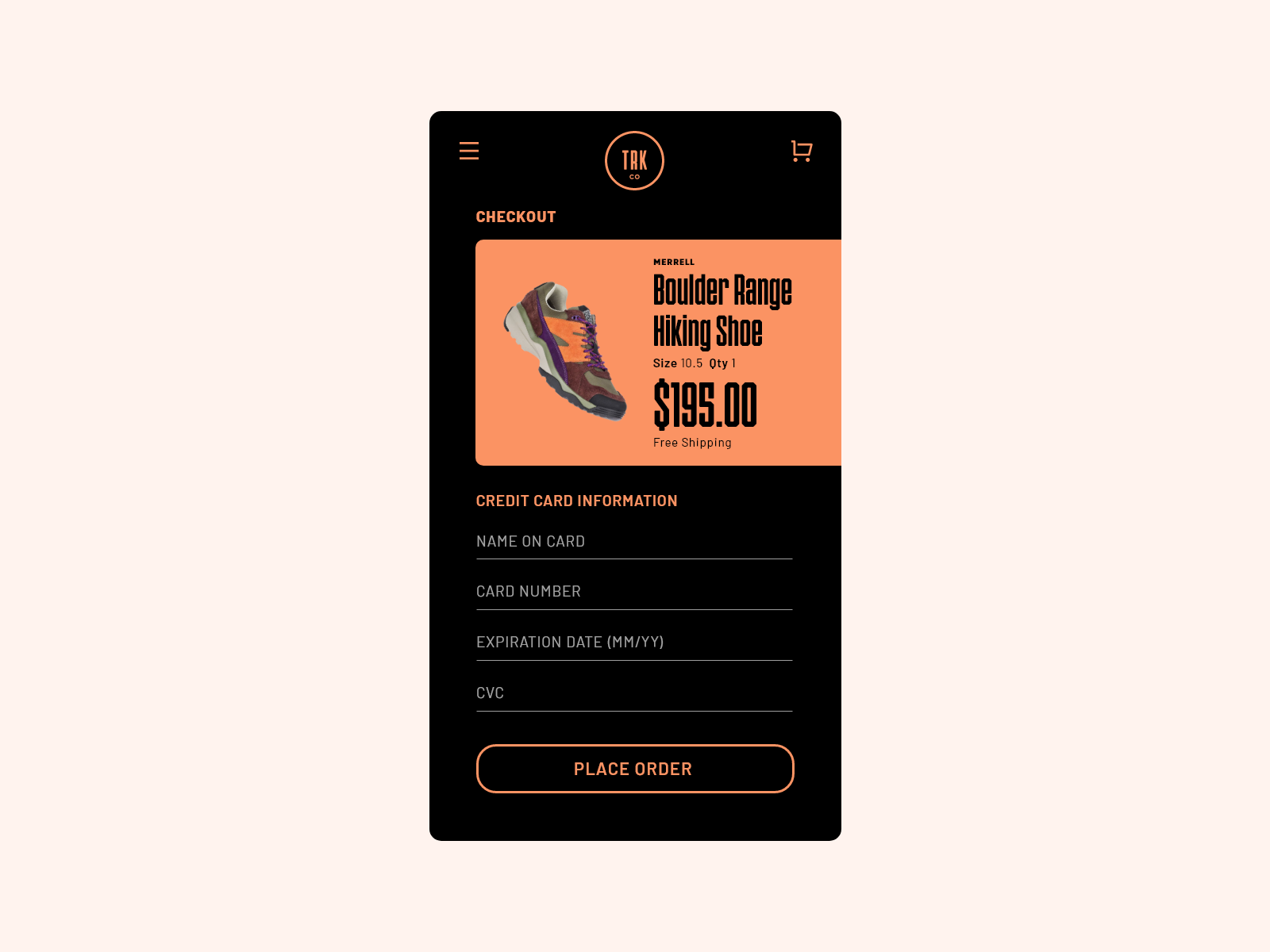 Daily UI #002 / Checkout by Juan Carlos Prada on Dribbble