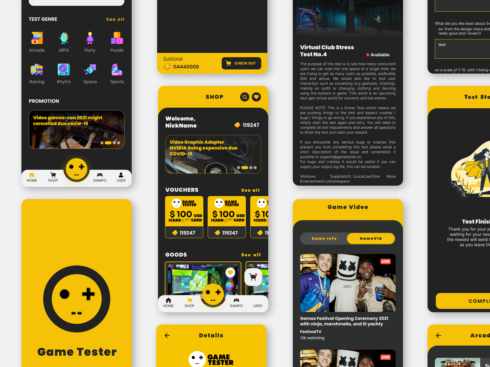 Redesign mobile apps gametester.gg by Said Rahadi Kurnia Bahasyim on ...