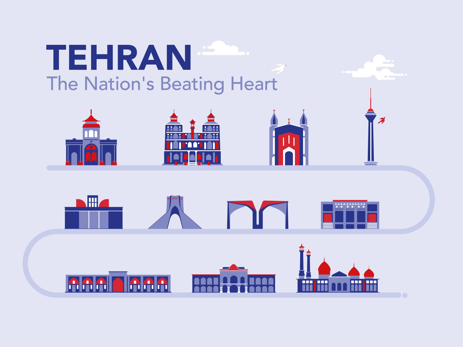 Symbol Of Tehran by Sedi Fard on Dribbble