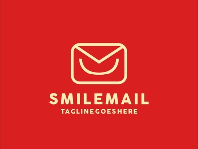 Smile Mail Logo by artdjink on Dribbble