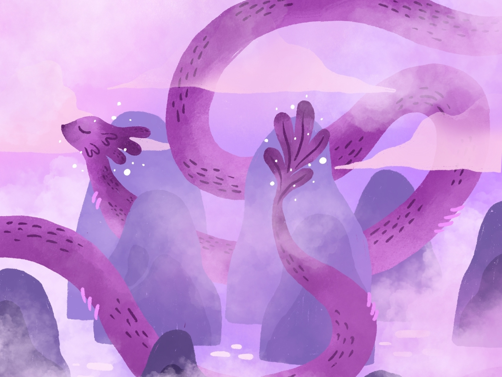 Dragon Illustration by Dylan Kim on Dribbble