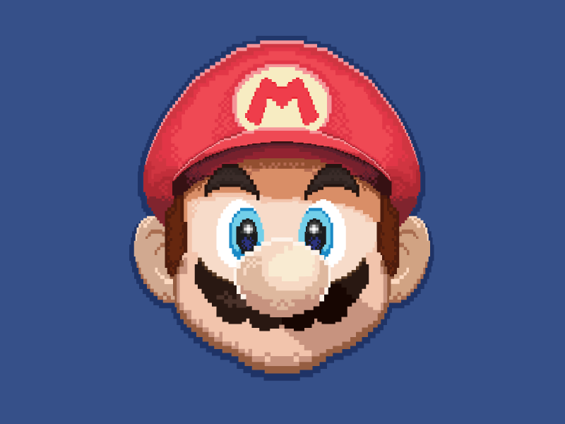 Mario Headshot by Harlan Elam on Dribbble
