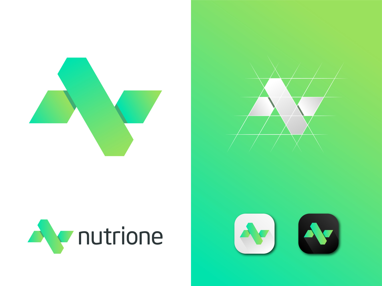 Modern N Letter Logo | Initial N Letter Logo Design by Sumon Yousuf on ...