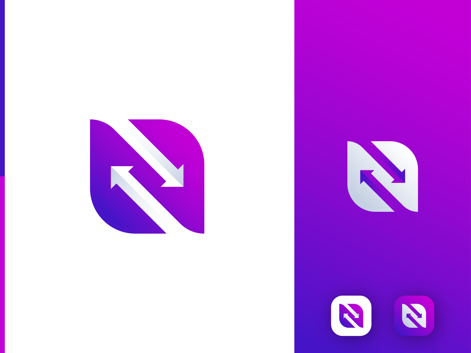 Modern N Letter Logo | N Logo Design by Sumon Yousuf on Dribbble