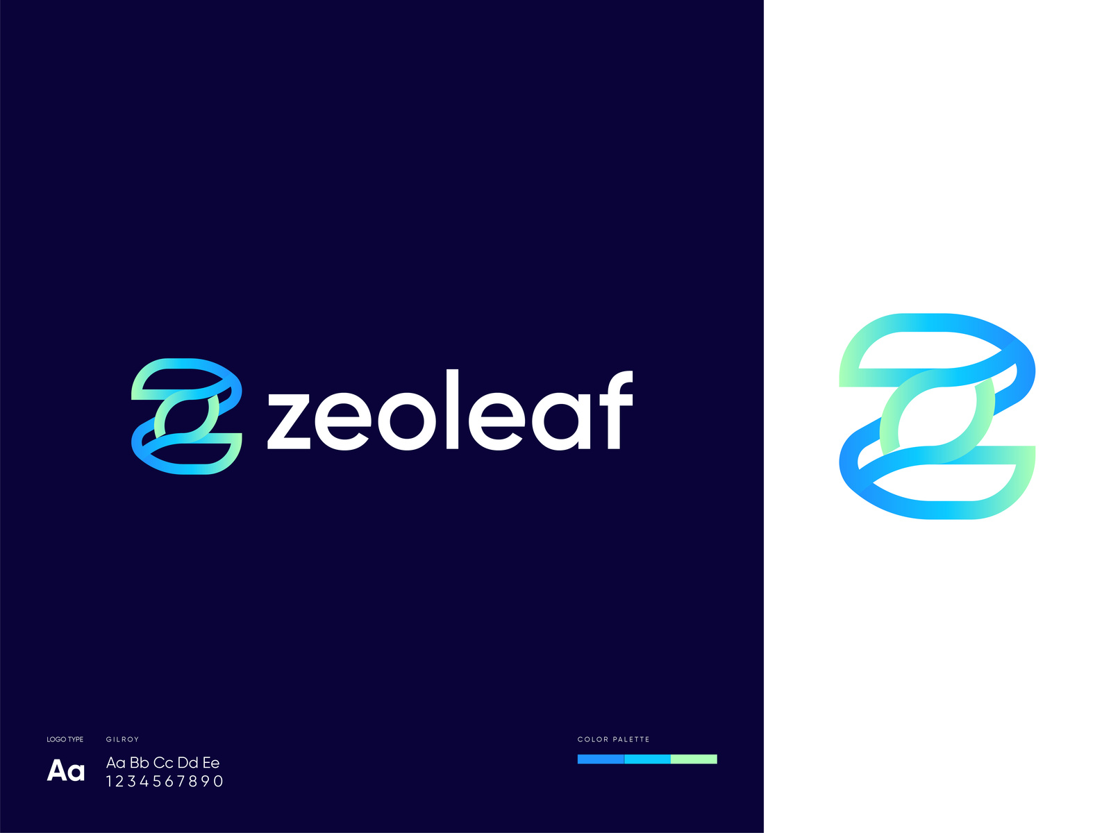 Z+Leaf Logo by Sumon Yousuf on Dribbble
