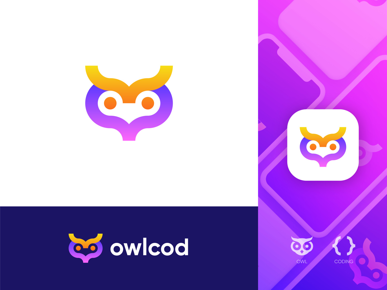 Owl+Coding by Sumon Yousuf on Dribbble