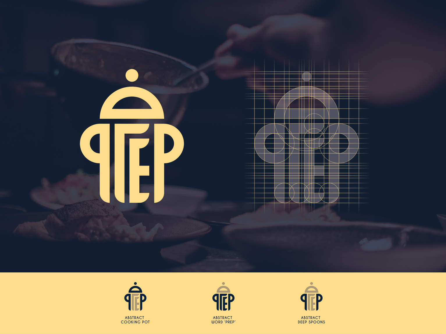 PrepKitchen - Grid logo design by Damiën Candel on Dribbble