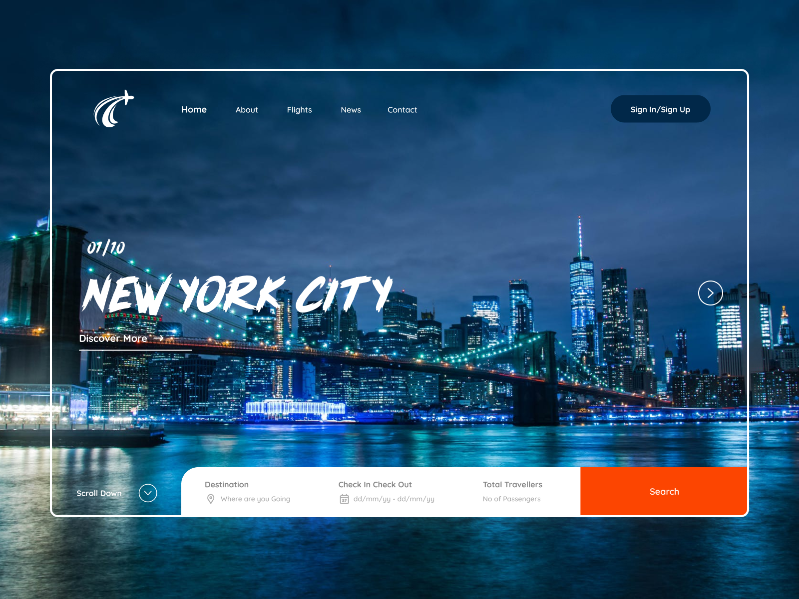 Design Concept For Travel Website. by Mitanshu Mishra on Dribbble
