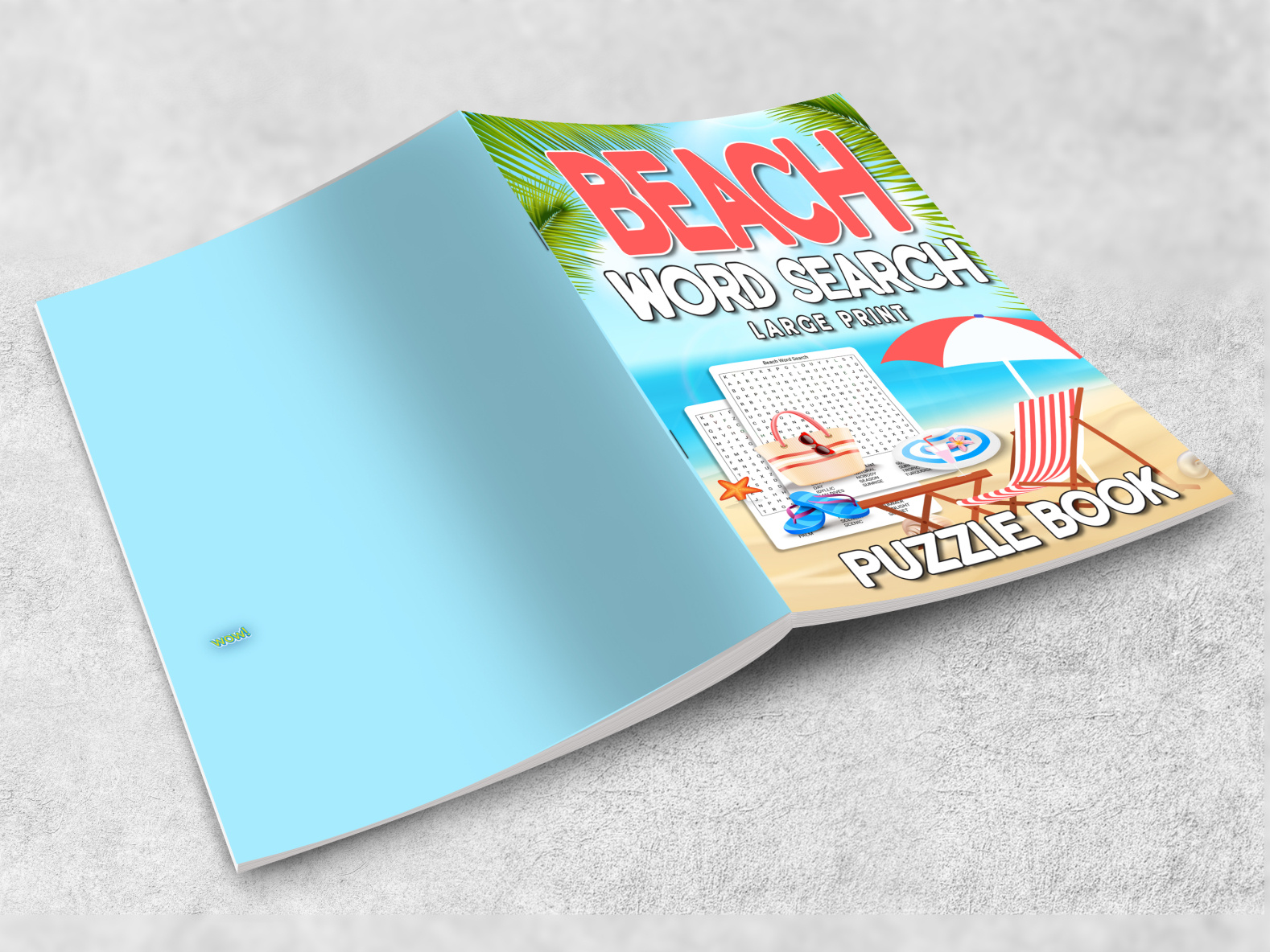 KDP Paperback Word Search Book Cover [Puzzle Mastery] by Geniousify on ...