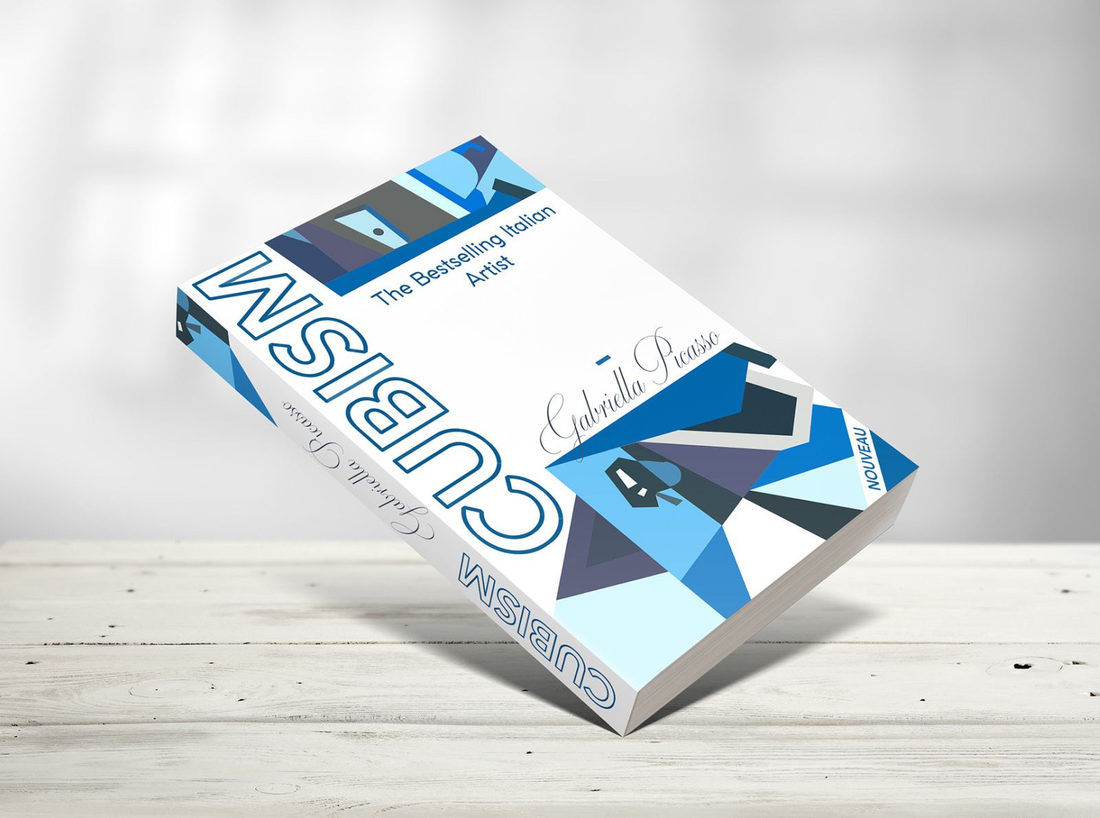 Book cover design (cubism) by Simo on Dribbble