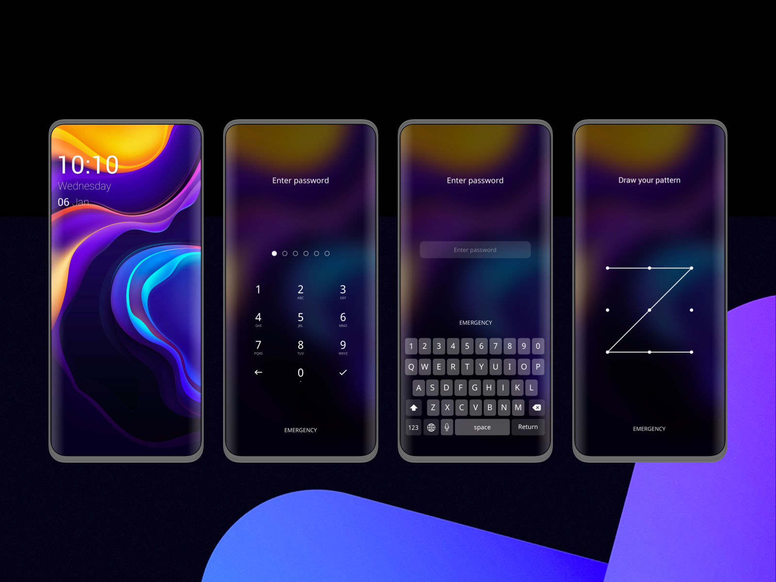 Lock Screen UI for Global OS by Killercar on Dribbble