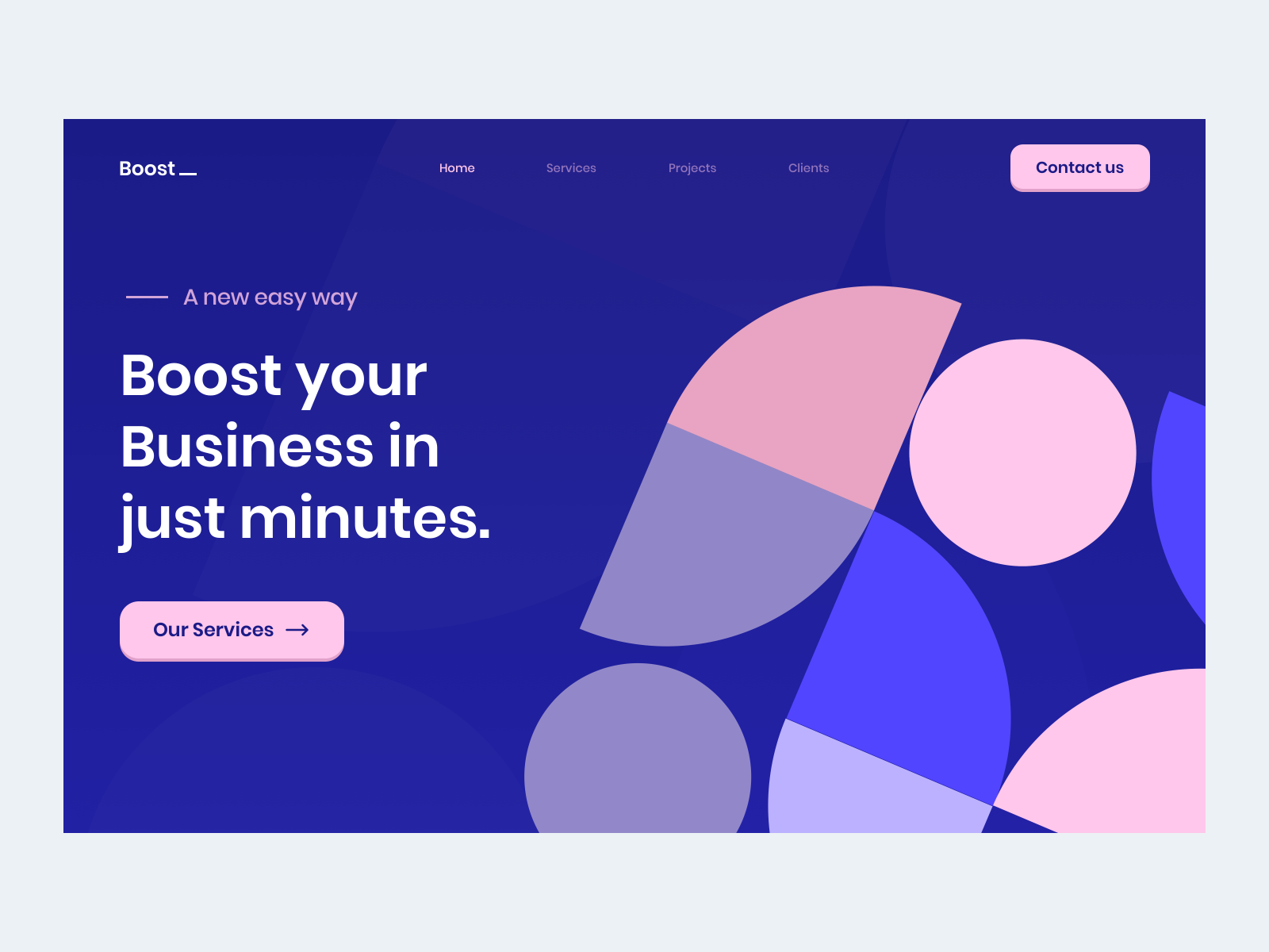 Boost - Landing Page by Closer on Dribbble