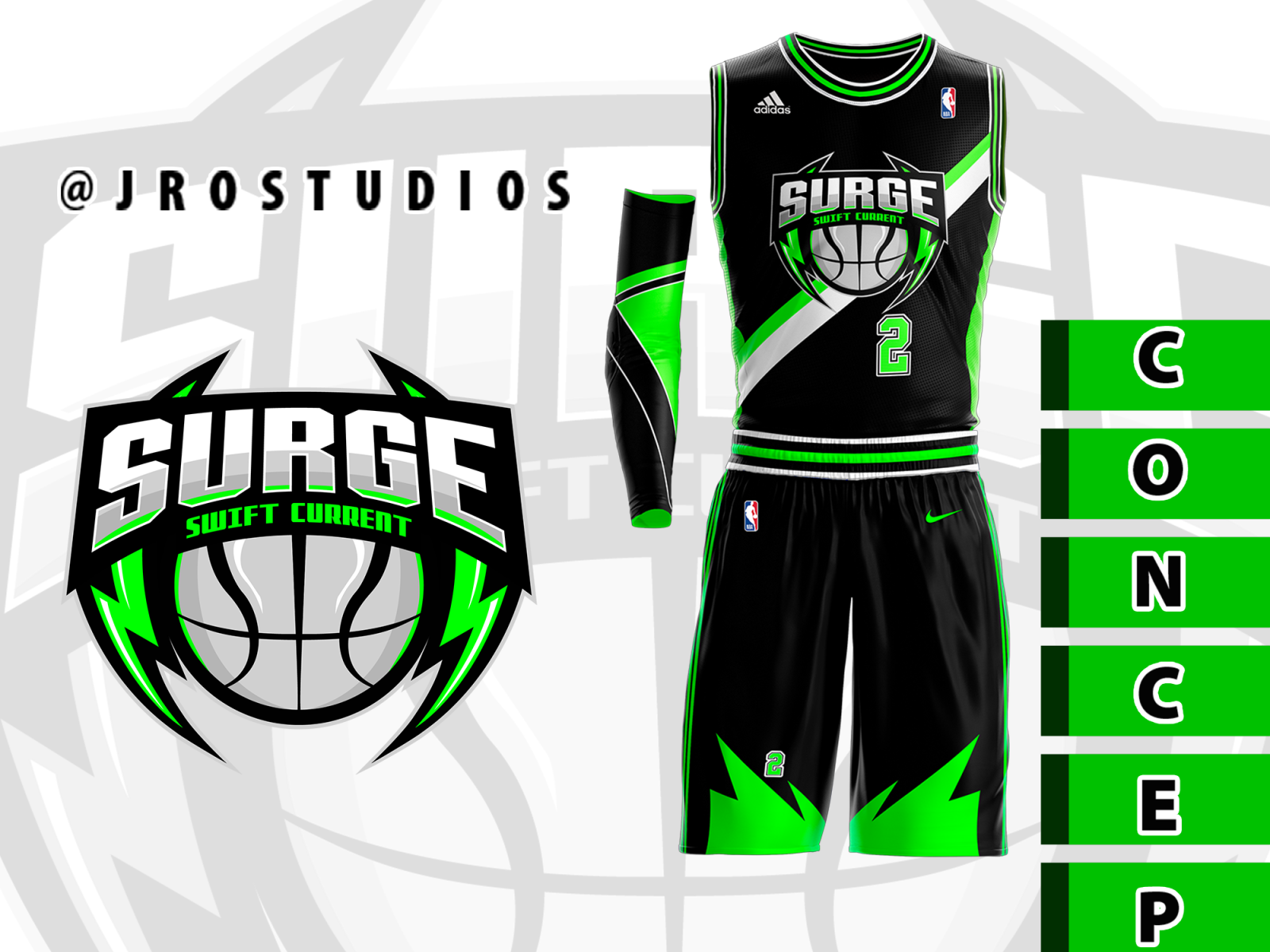 NBA Inspired Surge Suifted 3 by Jro Studios on Dribbble