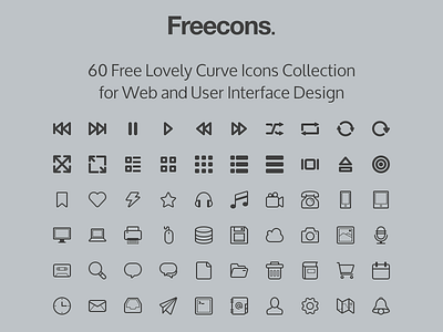 Freecons (Freebie) by Tri Kurniawan on Dribbble