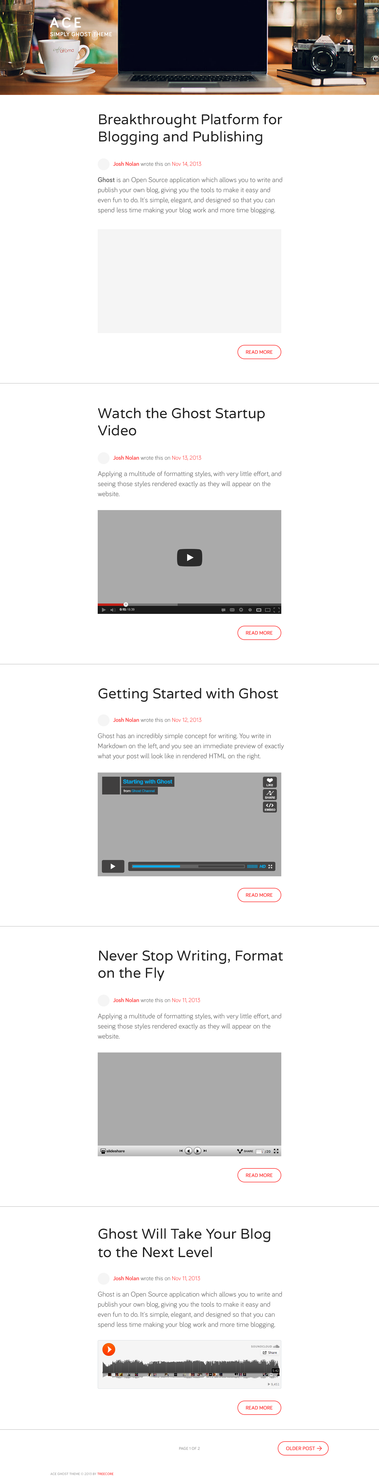 Ace Ghost Theme by Tri Kurniawan on Dribbble