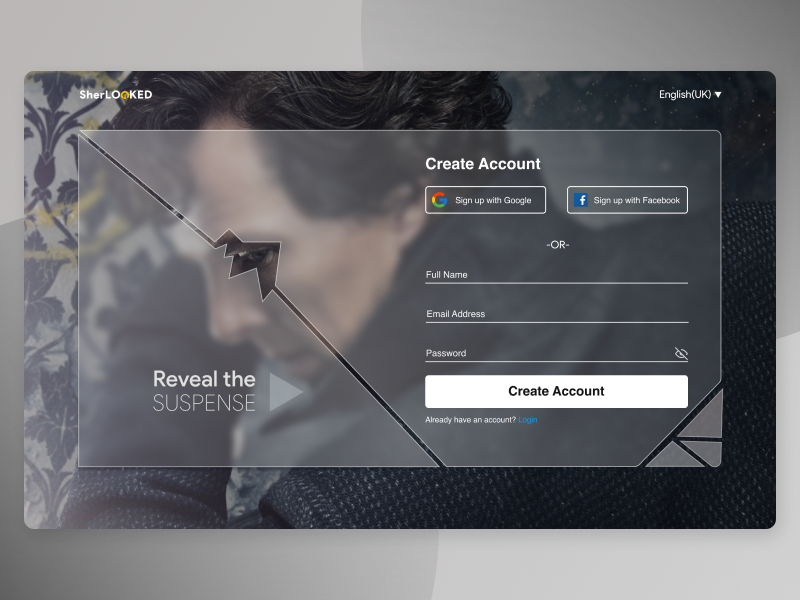 Sign Up Form Page by Sompal Singh on Dribbble