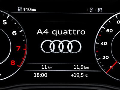 Audi typography update by Mehmet Gozetlik on Dribbble
