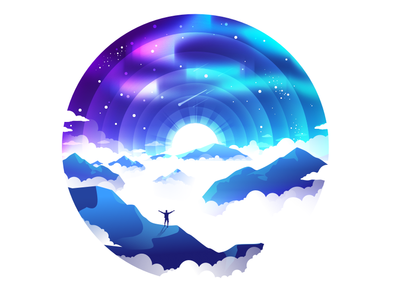 Cloudy Sea by Andrey Prokopenko 🇺🇦 on Dribbble