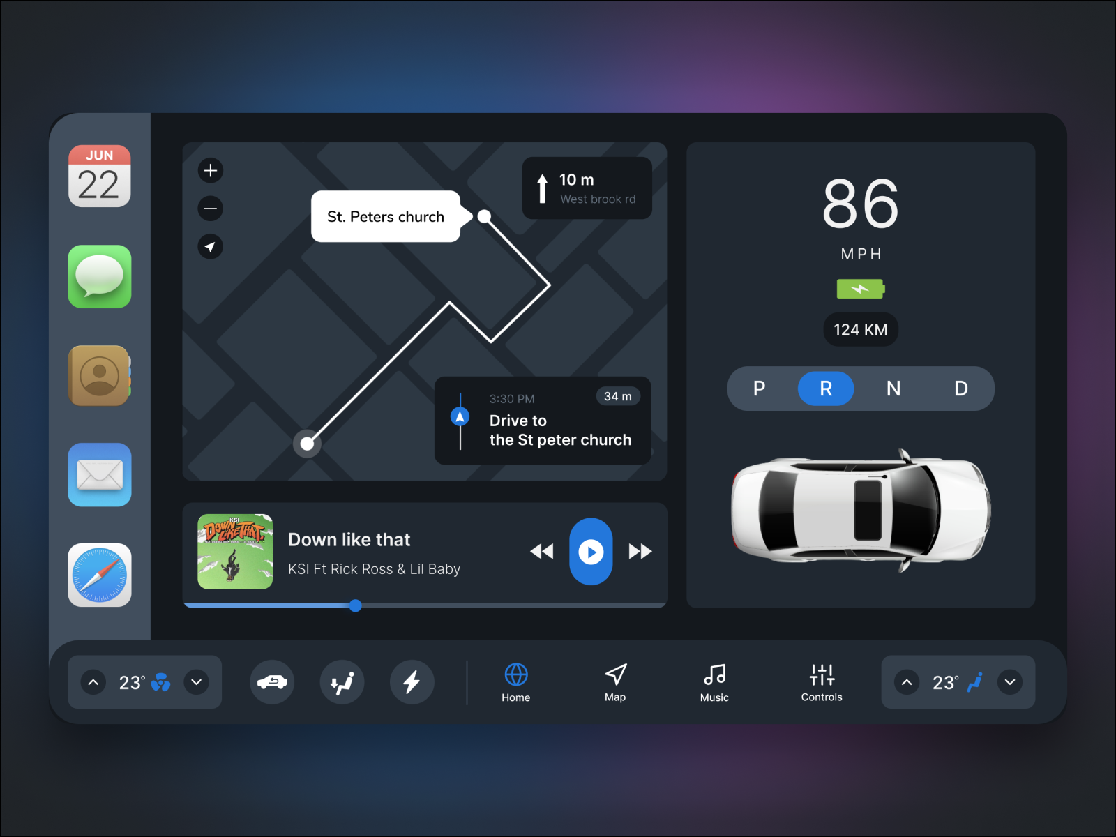 Car Display System By Atharva Sakharkar On Dribbble car-display-system-by-atharva-sakharkar-on-dribbble