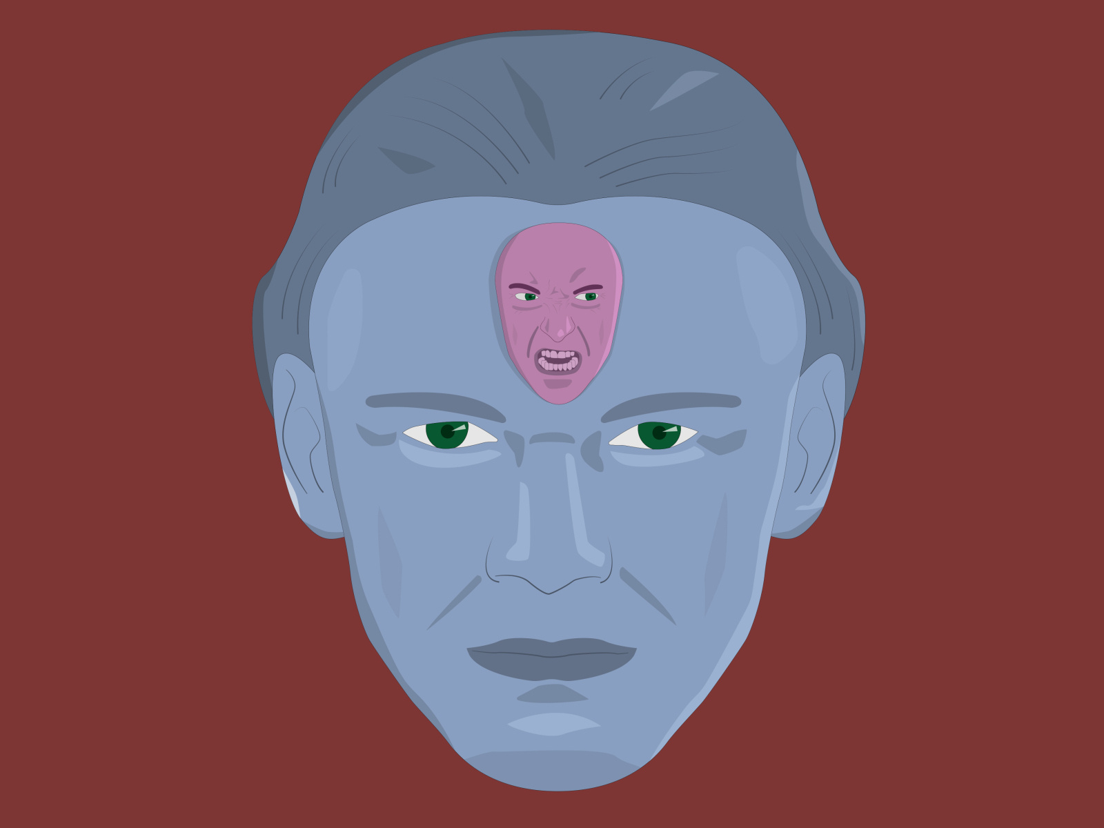 Man With Two Faces by Farhan Sayeed on Dribbble