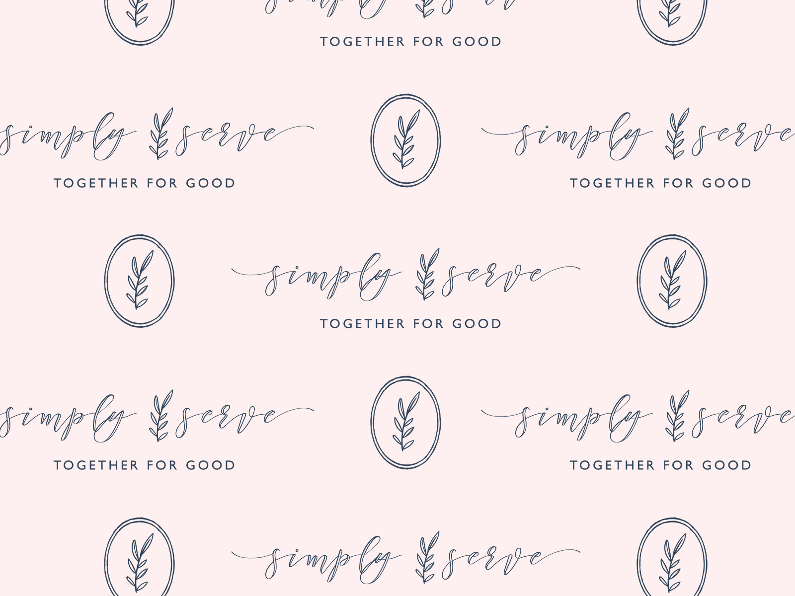 Simply Serve | Logo Pattern by KSM Design Co. on Dribbble