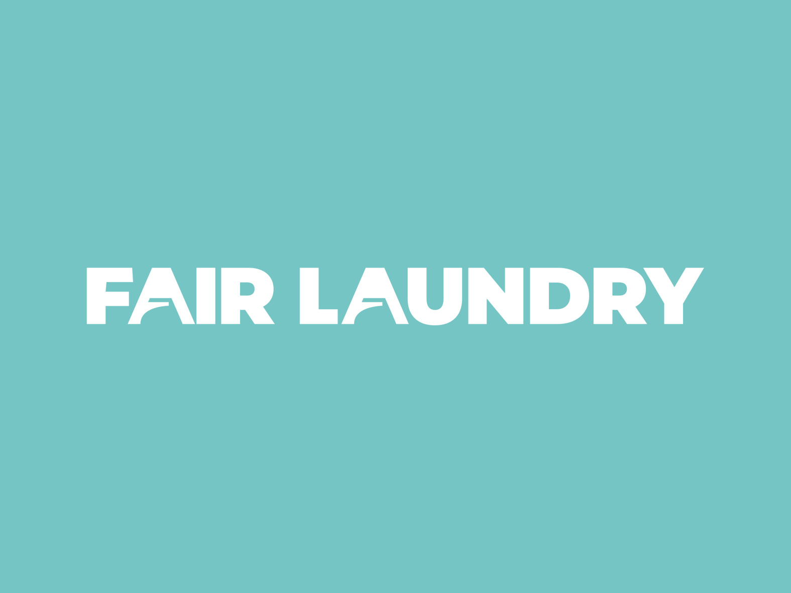 Fair Laundry logo by MoNina on Dribbble