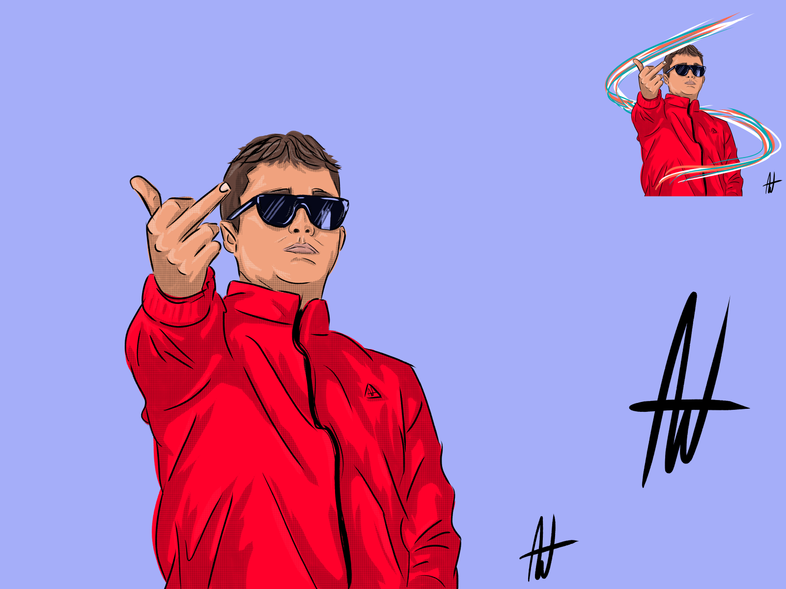 VALD (rap) - drawing by Adrien Walz on Dribbble