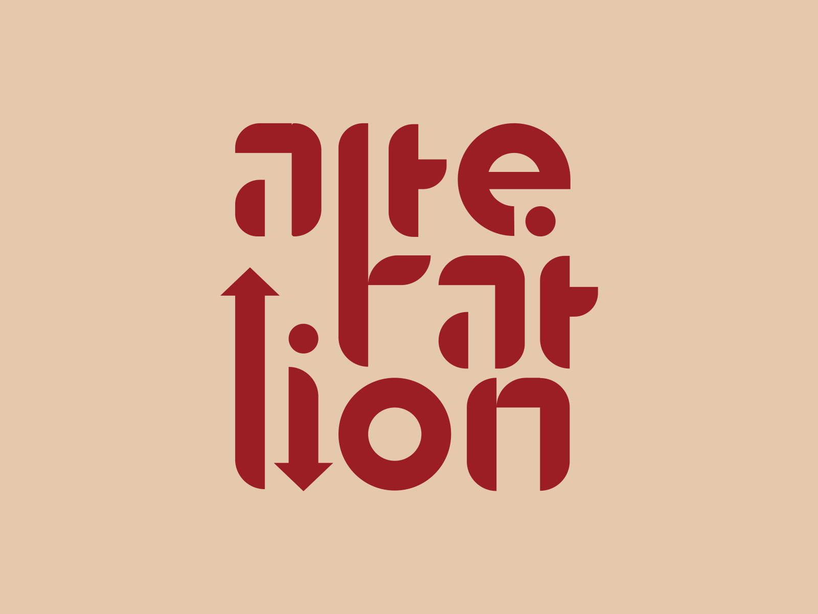 Alteration Logo by Shidky Aqil on Dribbble