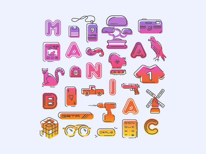 Maniac by gottbot on Dribbble