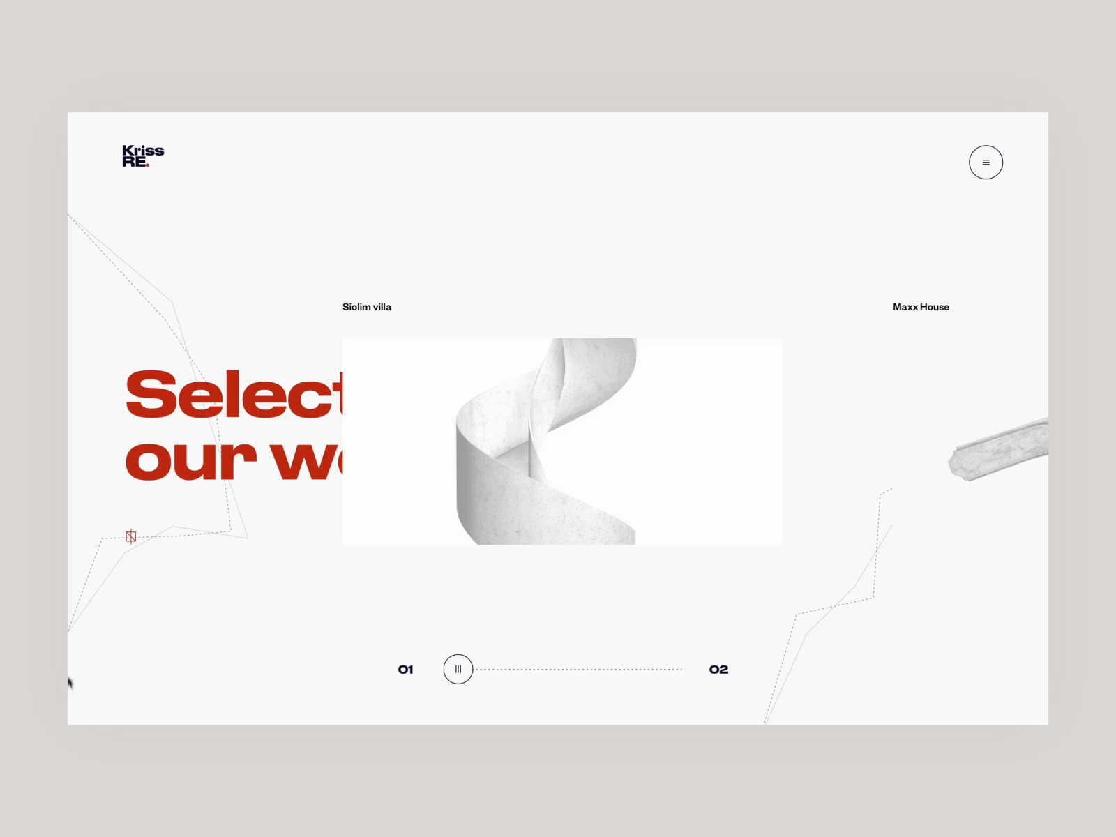Interactive navigation systems ② – Kriss Re by Martin Ehrlich on Dribbble