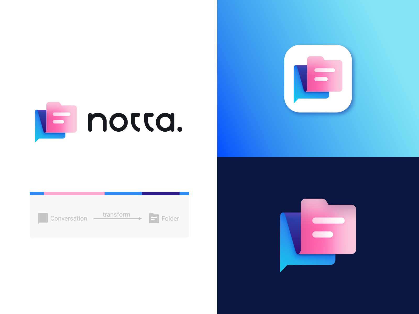 Notta Logo by Croissanttuna for Mind Cruiser on Dribbble