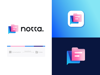Notta Logo by Croissanttuna for Mind Cruiser on Dribbble