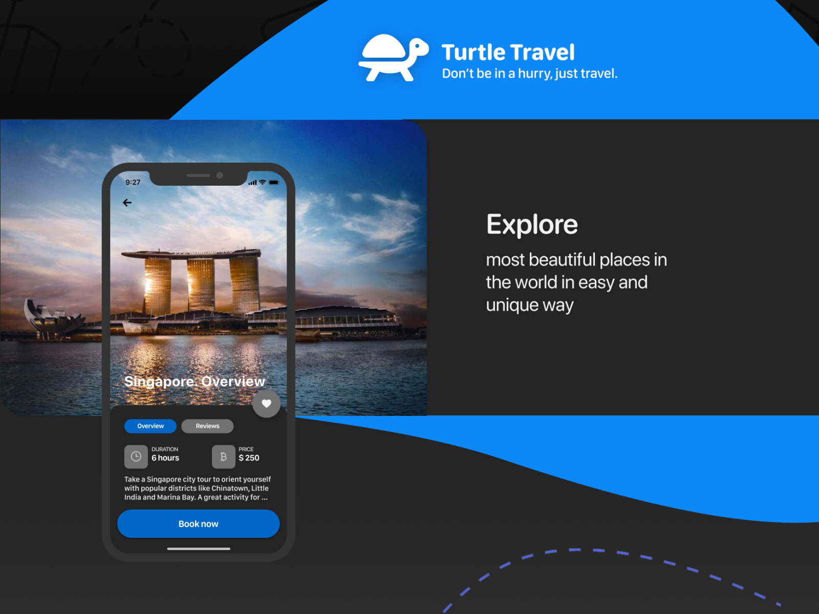 Turtle Travel (Dark Theme) by Albert Sarkisian on Dribbble
