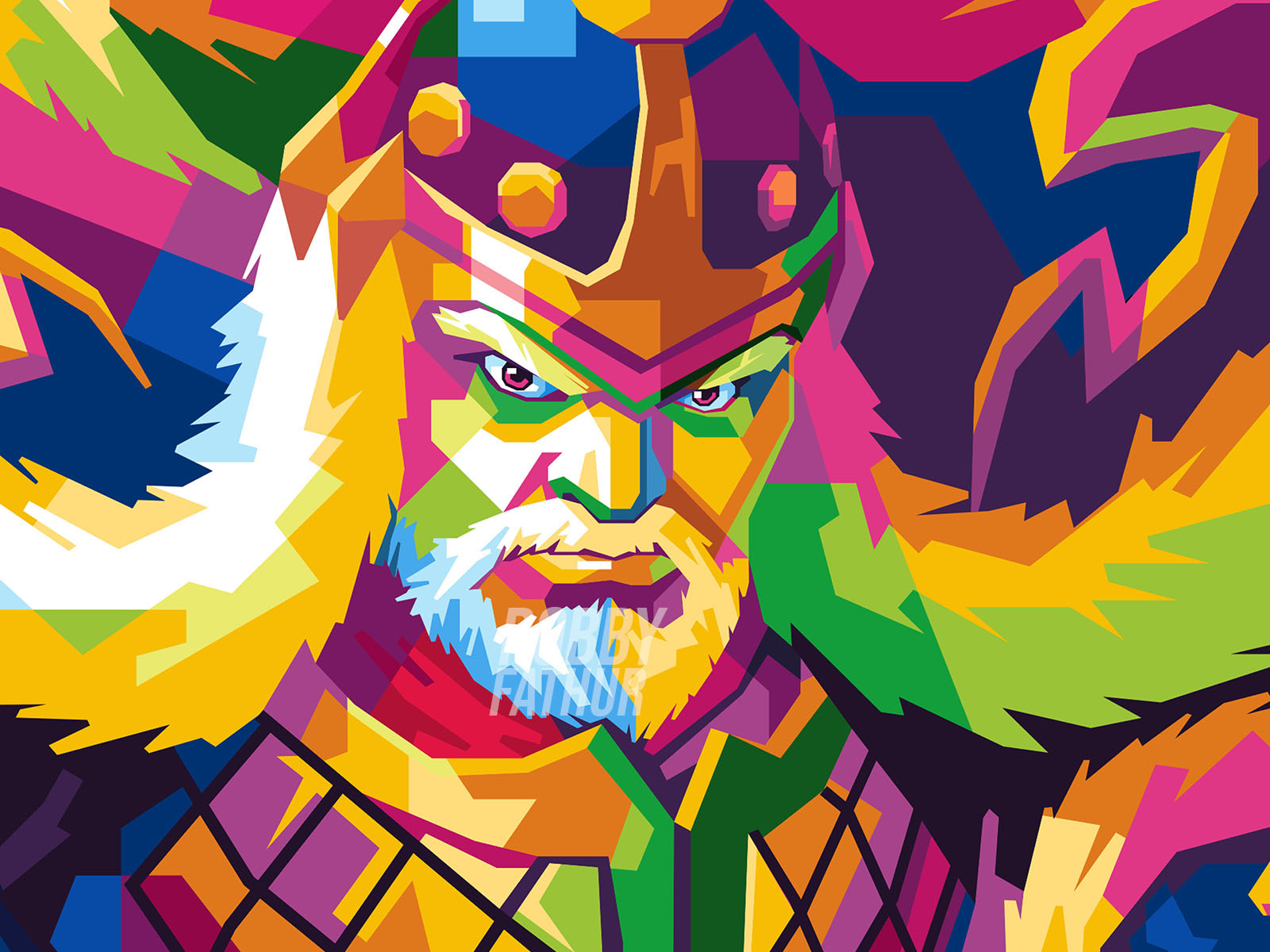 Yi Sun Shin Mobile Legends WPAP by Robfathur on Dribbble