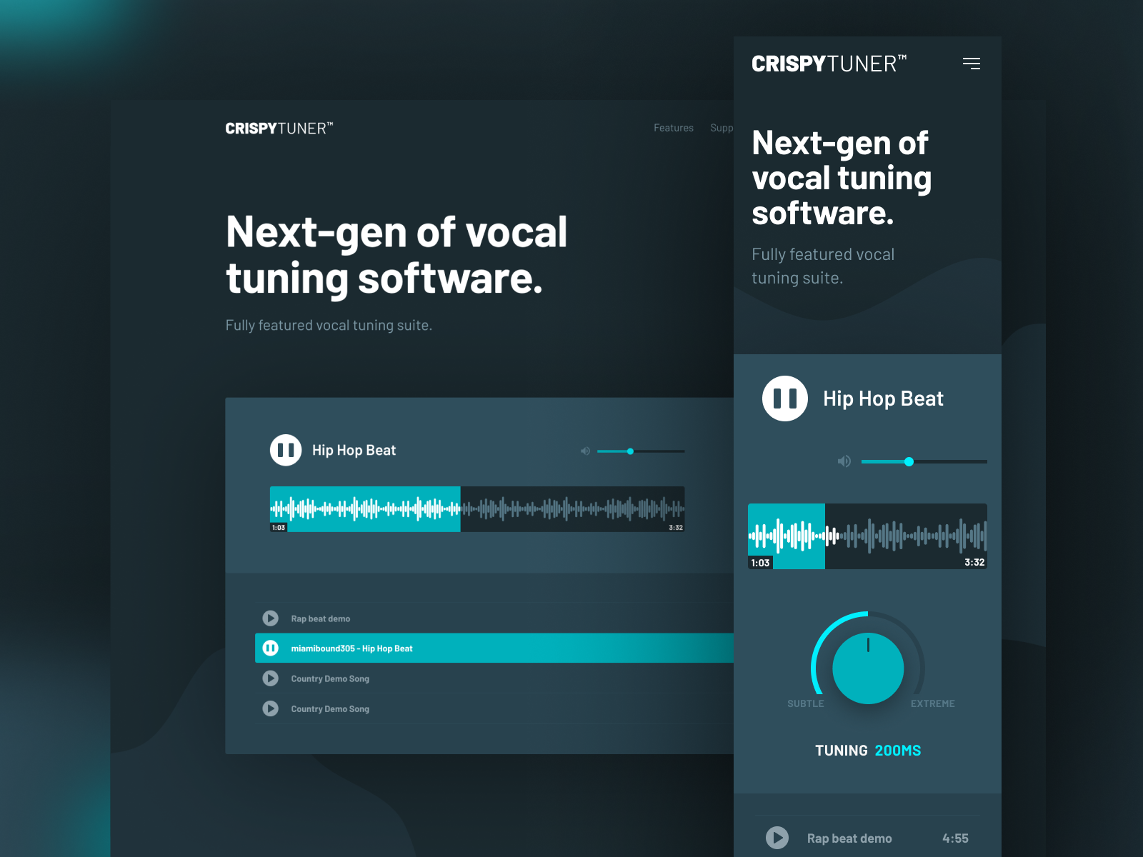 CrispyTuner Demo by Kálmán Magyari on Dribbble