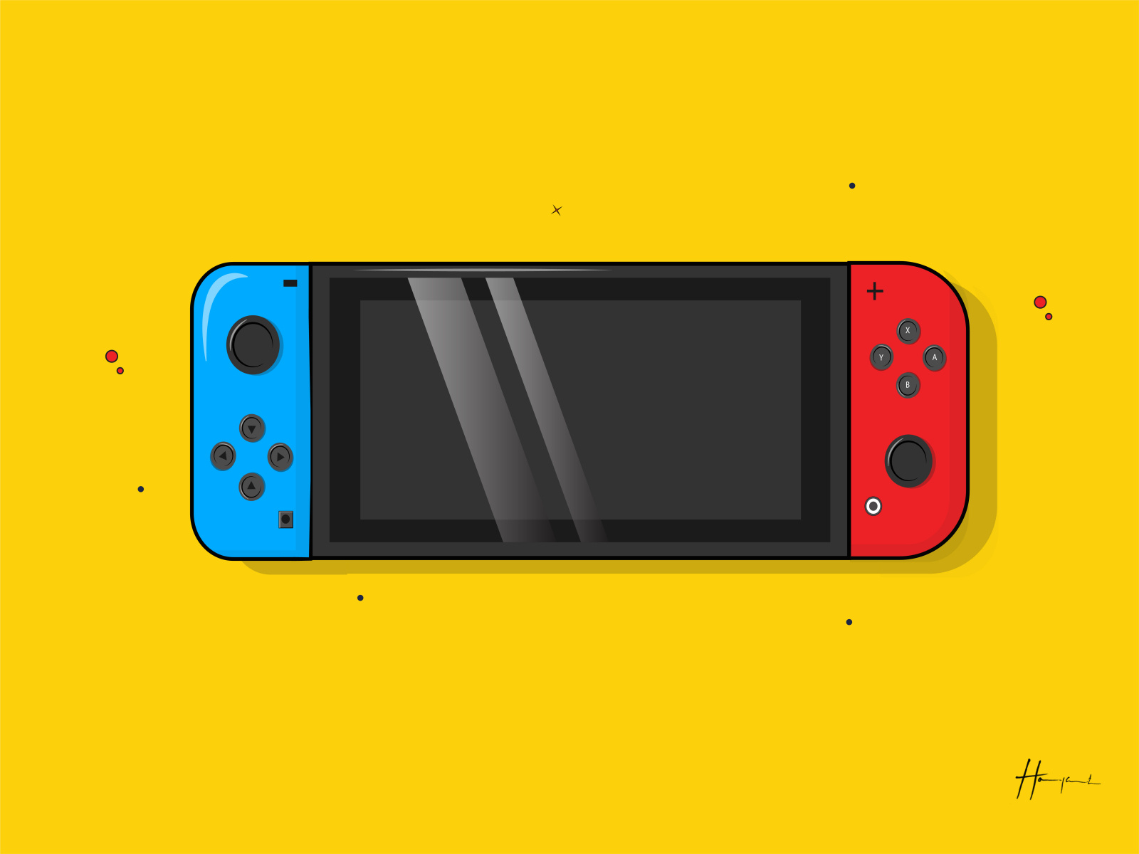 Nintendo switch 2016 illustration design by Honey Creatoon on Dribbble