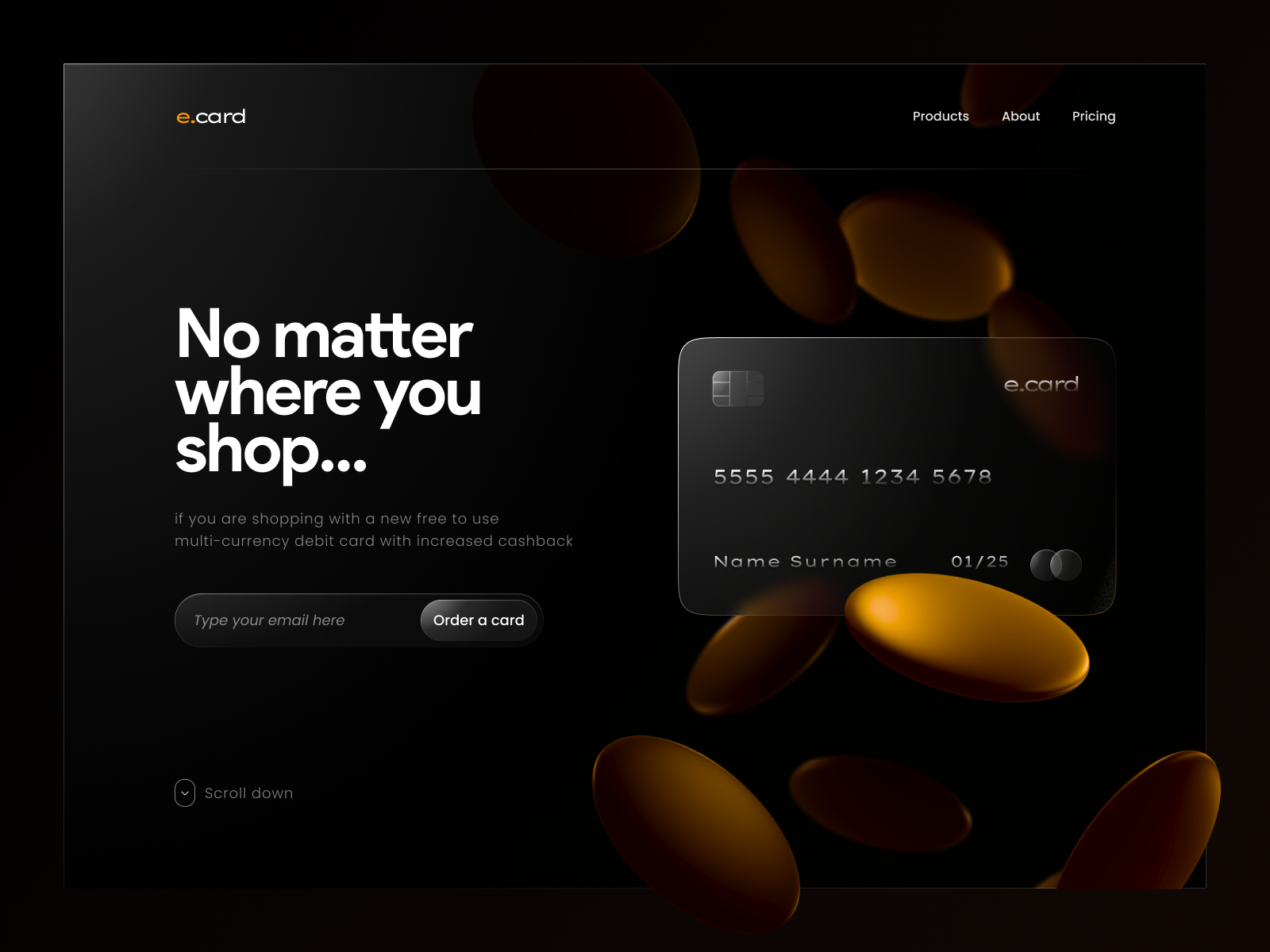 Card promo concept by Maksim Borisov on Dribbble