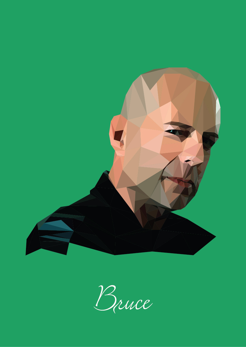 Bruce Geo Portrait by Peter Spencer on Dribbble