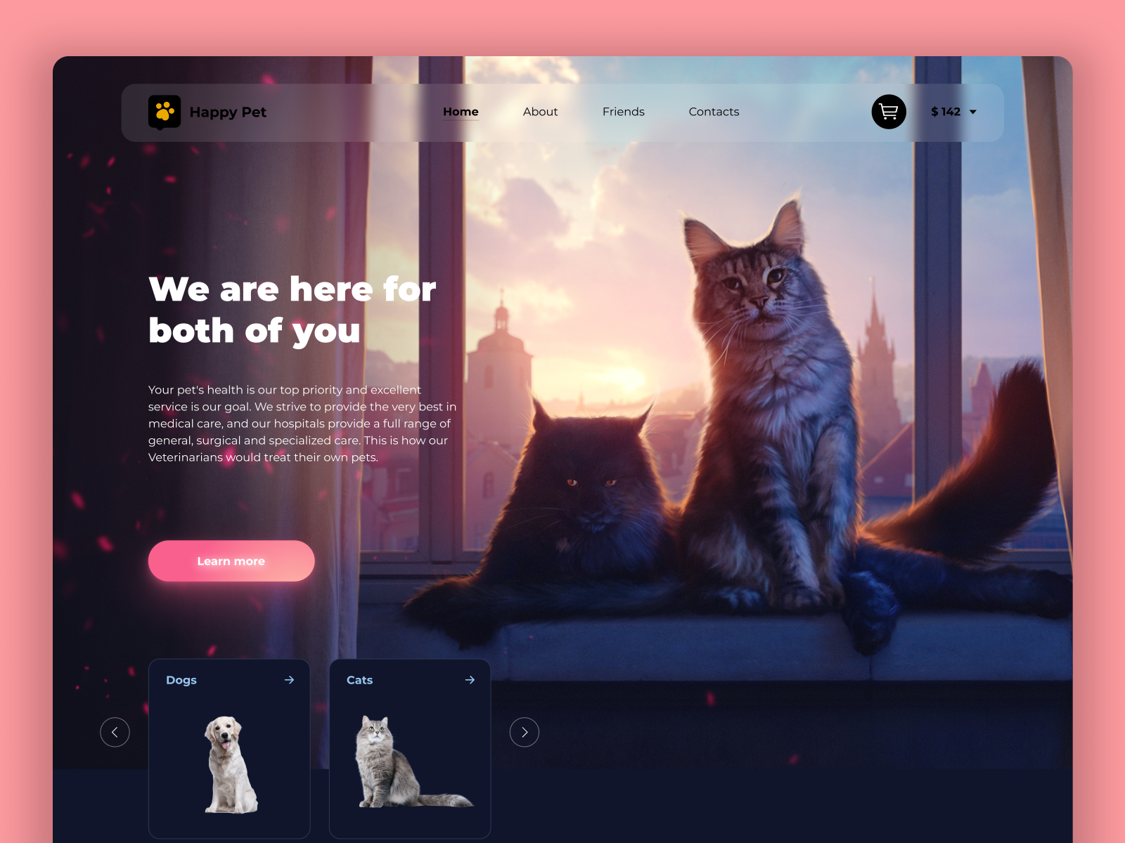 Veterinary clinic design by Daniel Jardan on Dribbble