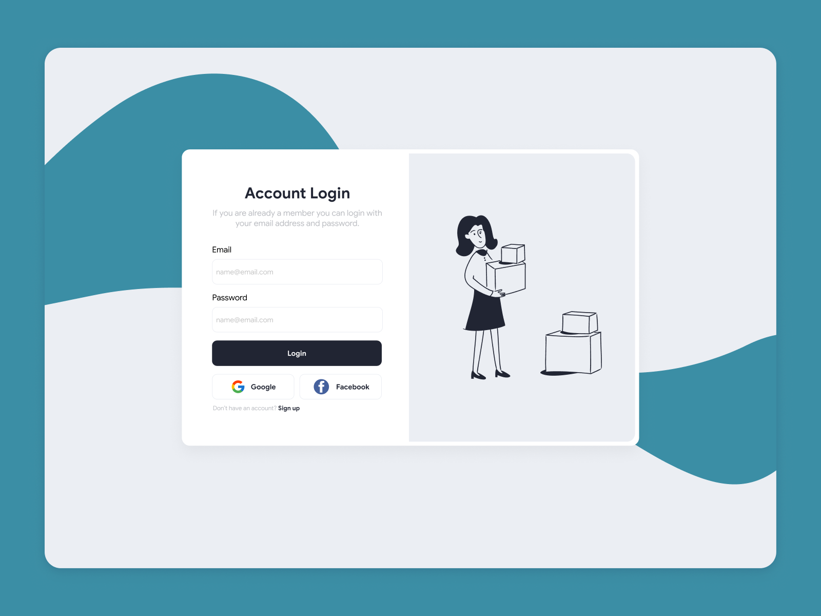 Login Form Design by Daniel Jardan on Dribbble
