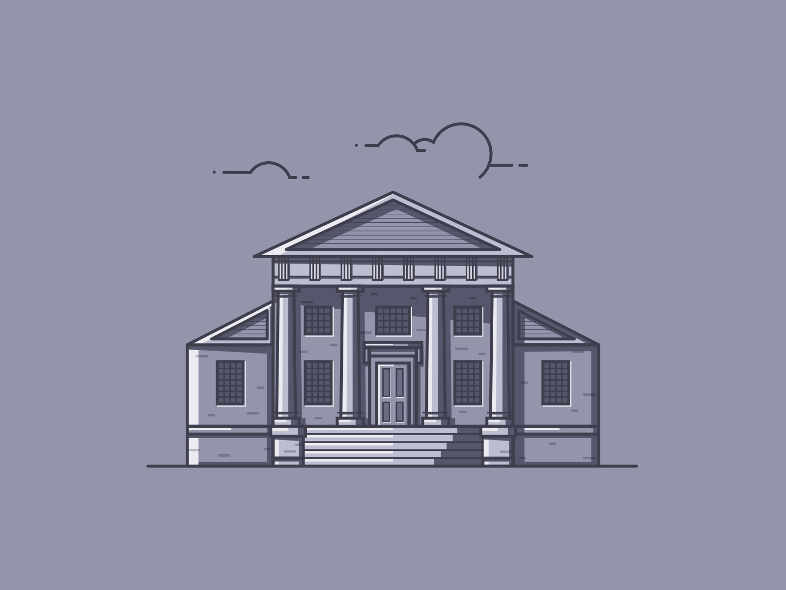 Redwood Library by Todd Zlab on Dribbble