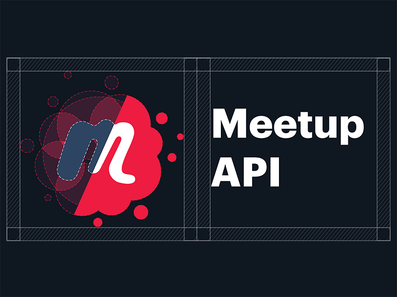 Rebranded Meetup API banner by Michael Perrotti on Dribbble