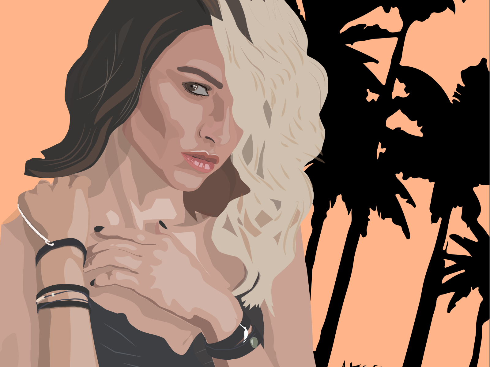 flat-and-minimal-vector-portrait-by-mehdi-hasan-sakib-on-dribbble