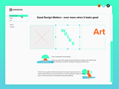 Numarion Personal Website by Numan Naveed on Dribbble