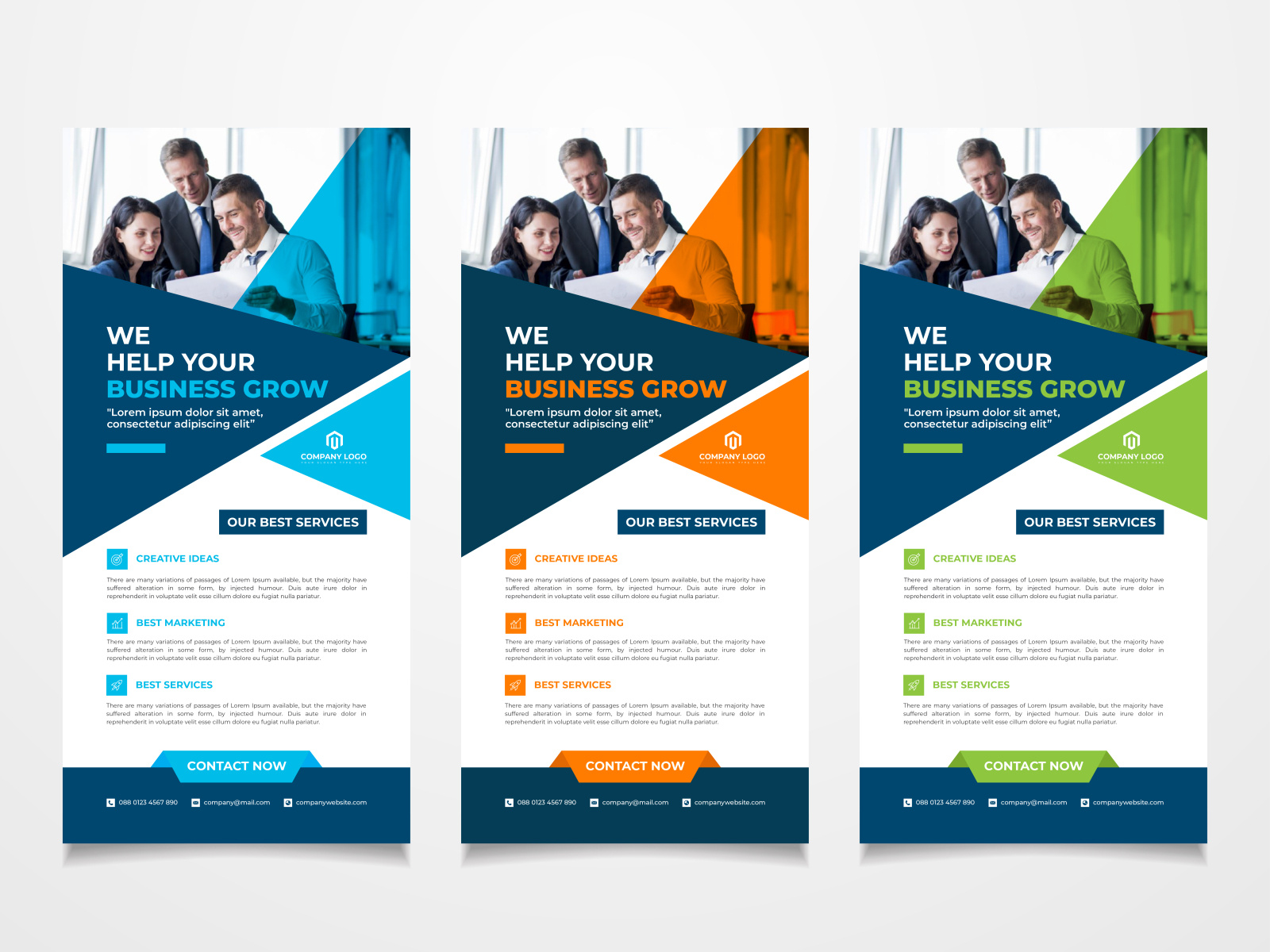 Business Rack Card & DL Flyer Design by Al Amin on Dribbble